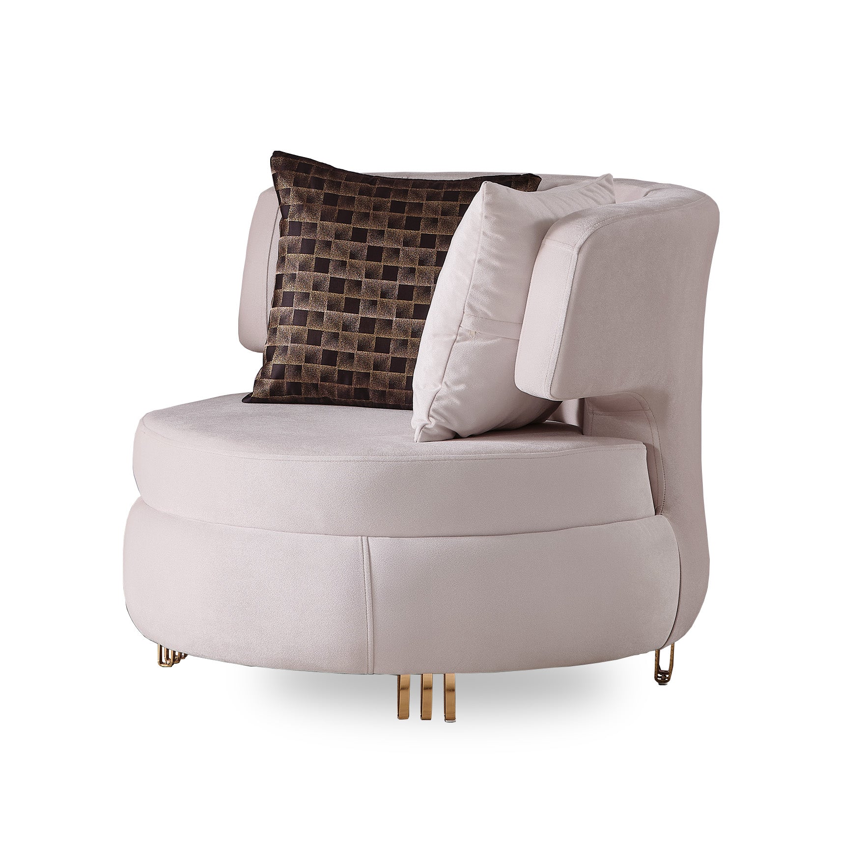 Modern Velvet Upholstered Monaco Accent Chair – Ferro Furniture